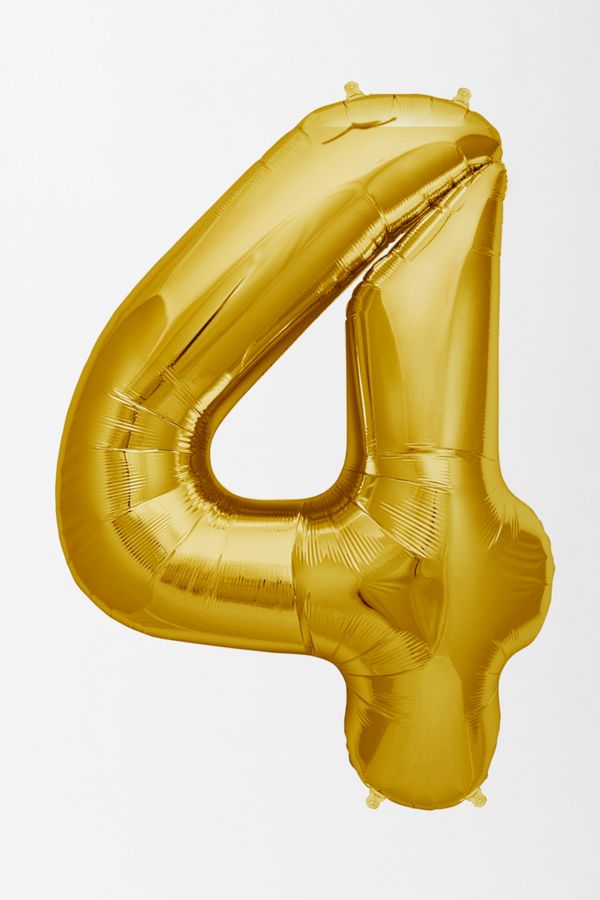 Gold Number Party Balloon | Urban Outfitters