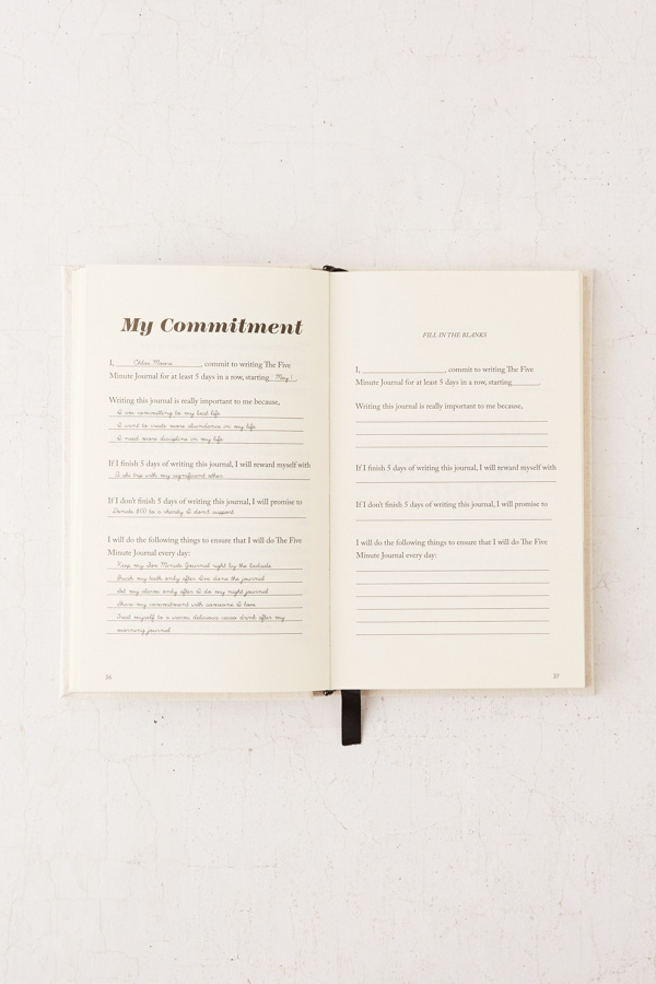 The Five-Minute Journal By Intelligent Change | Urban Outfitters