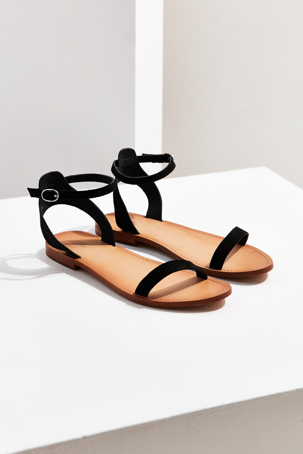 Suede Thin Strap Sandal | Urban Outfitters