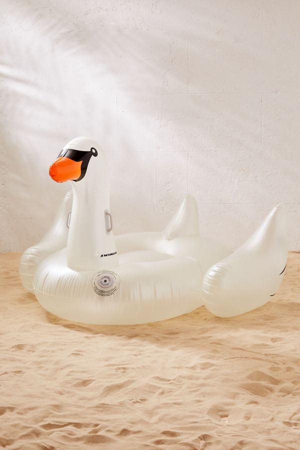 Giant Light-Up LED Swan Pool Float | Urban Outfitters