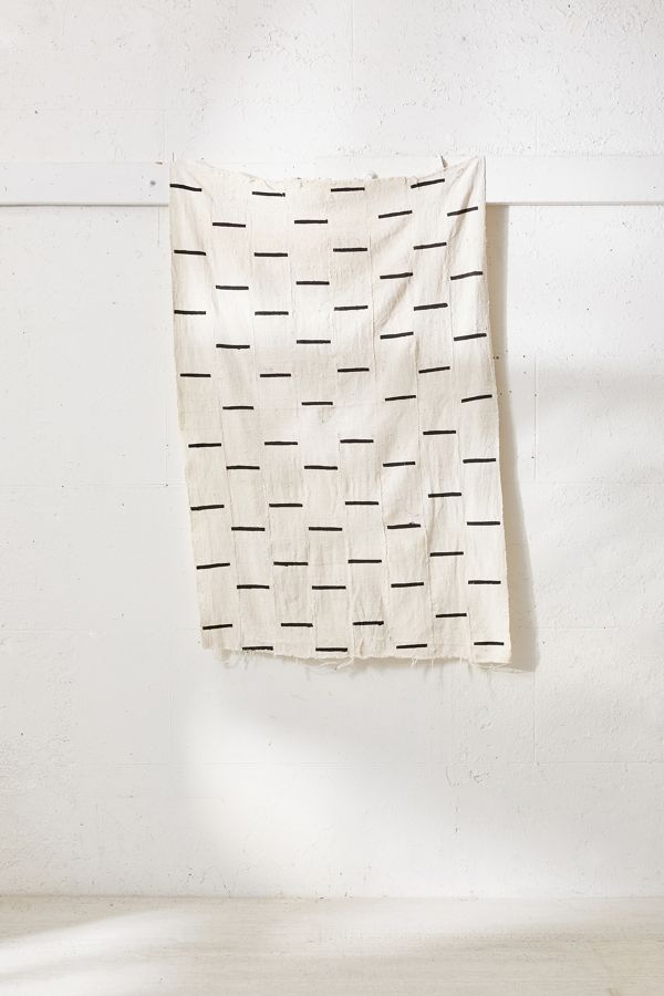 Modern Dash Authentic Mudcloth Textile | Urban Outfitters