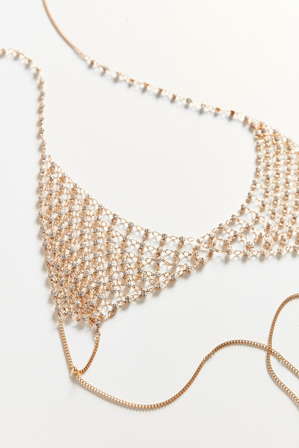 8 Other Reasons Jai Jeweled Bralette Body Chain | Urban Outfitters