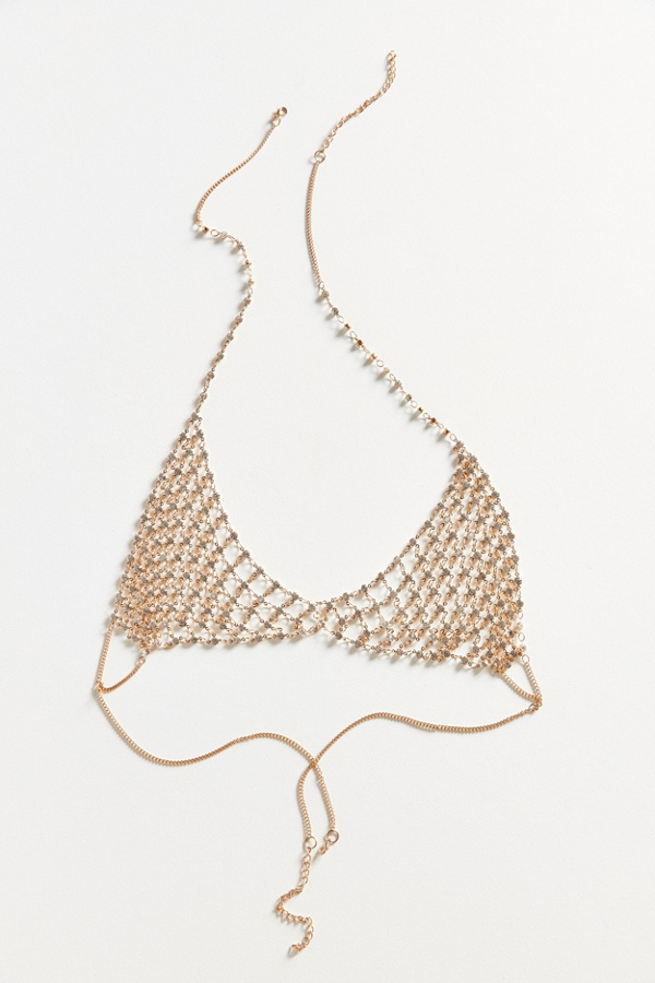 8 Other Reasons Jai Jeweled Bralette Body Chain | Urban Outfitters