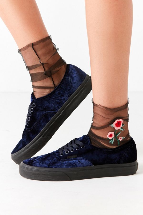 Vans Velvet Authentic Sneaker | Urban Outfitters