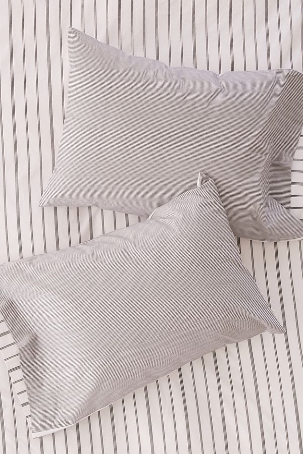 Reversible Stripe Pillowcase Set | Urban Outfitters