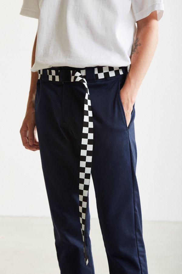 UO Checkered Extra Long Web Belt | Urban Outfitters Canada
