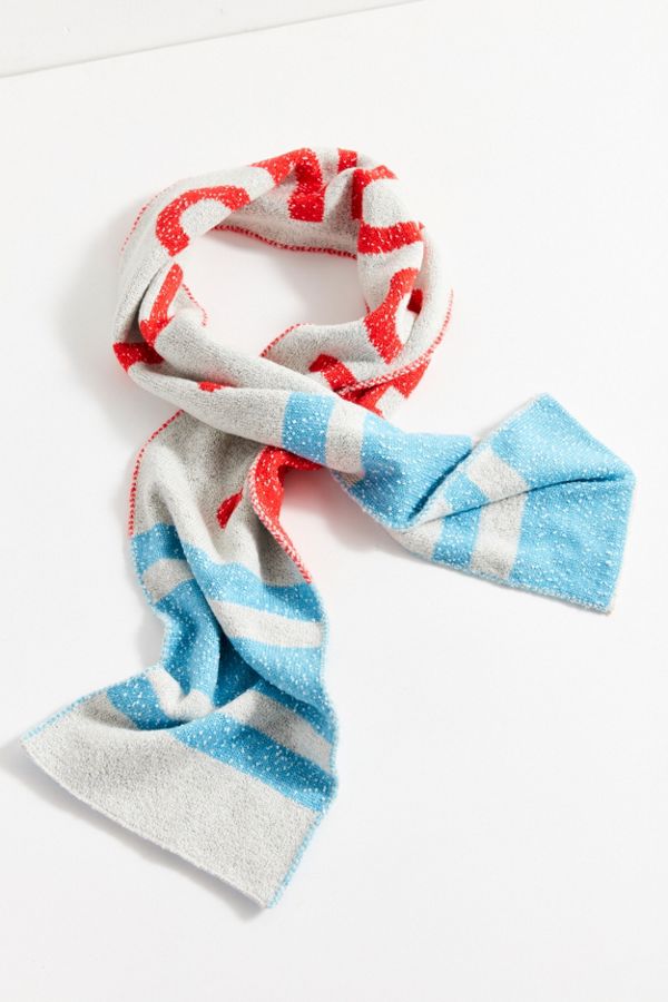 City Intarsia Soccer Scarf | Urban Outfitters
