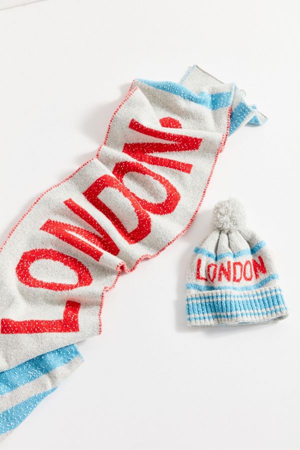 City Intarsia Soccer Scarf | Urban Outfitters