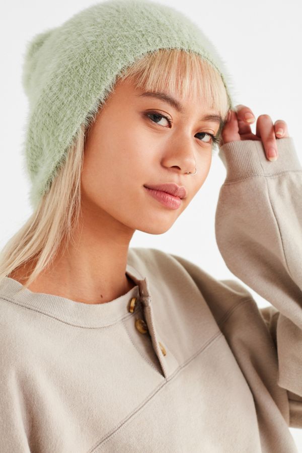 Fuzzy Furry Beanie | Urban Outfitters