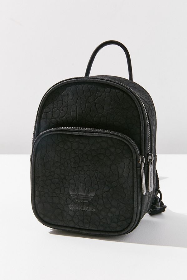 Mini Black Faux Leather Backpack | semashow.com