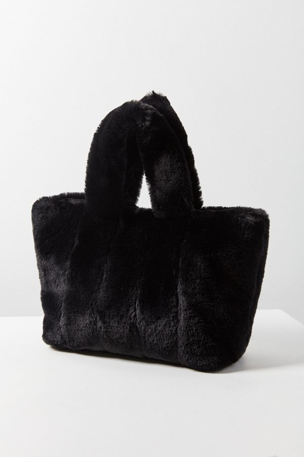 Faux Fur Mini Tote Bag | Urban Outfitters
