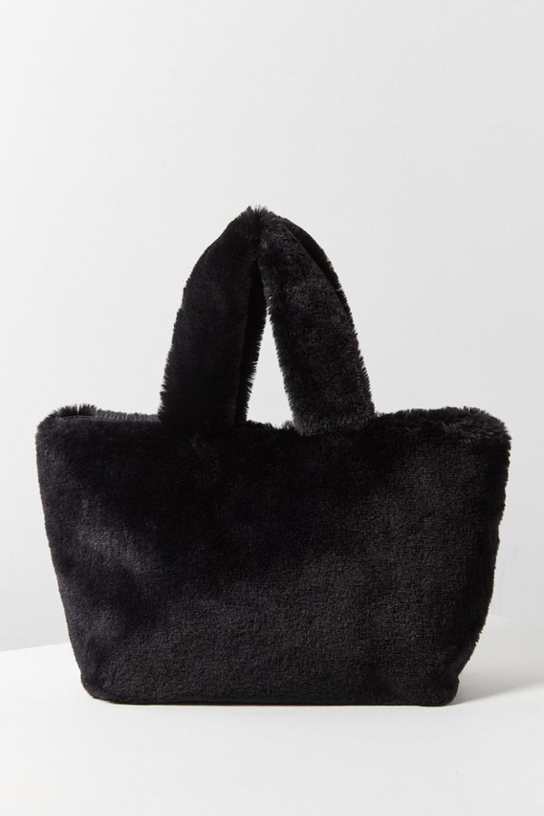Faux Fur Mini Tote Bag | Urban Outfitters