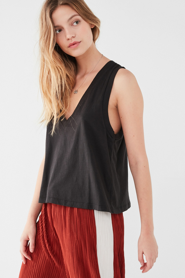Truly Madly Deeply Lana Deep V Tank Top | Urban Outfitters