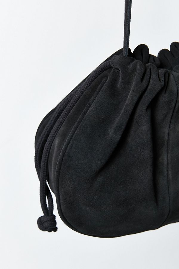 Callie Suede Drawstring Saddle Bag | Urban Outfitters