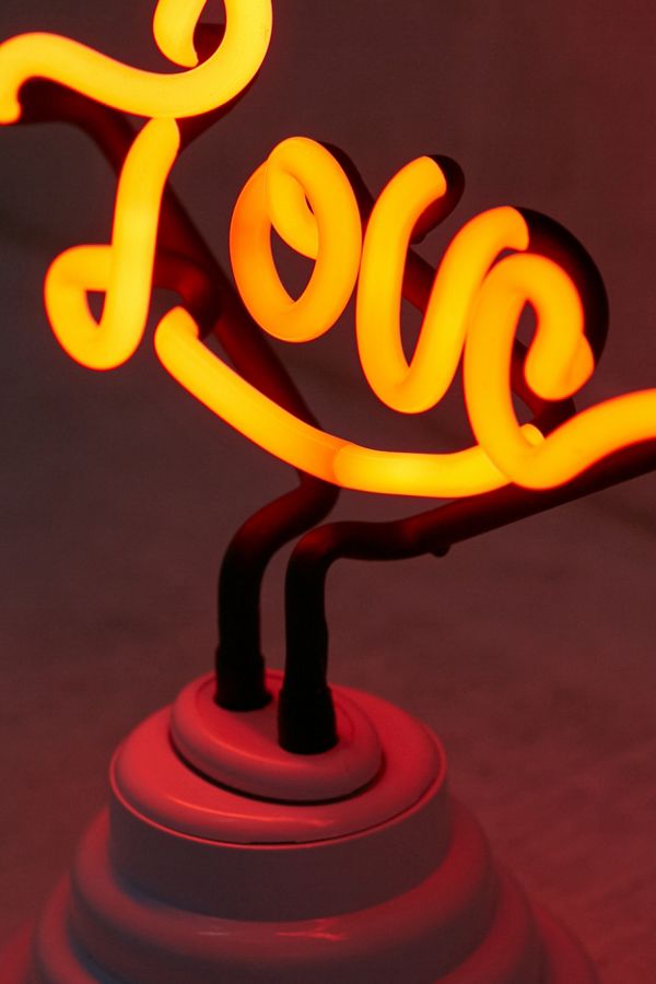 Love Neon Sign Table Lamp | Urban Outfitters
