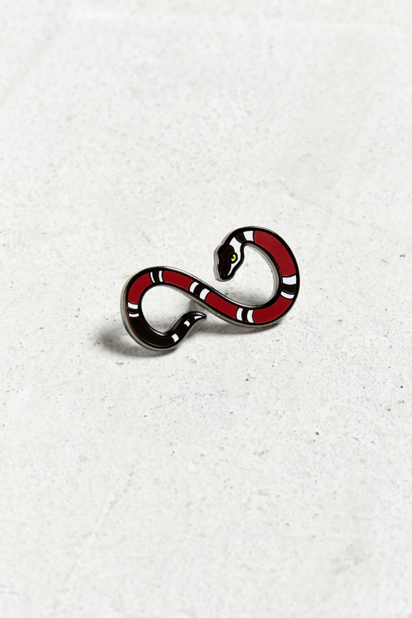 Pintrill Blocked Snake Pin | Urban Outfitters