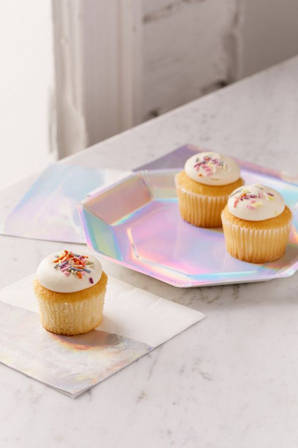Ginger Ray Iridescent Paper Plate Set | Urban Outfitters