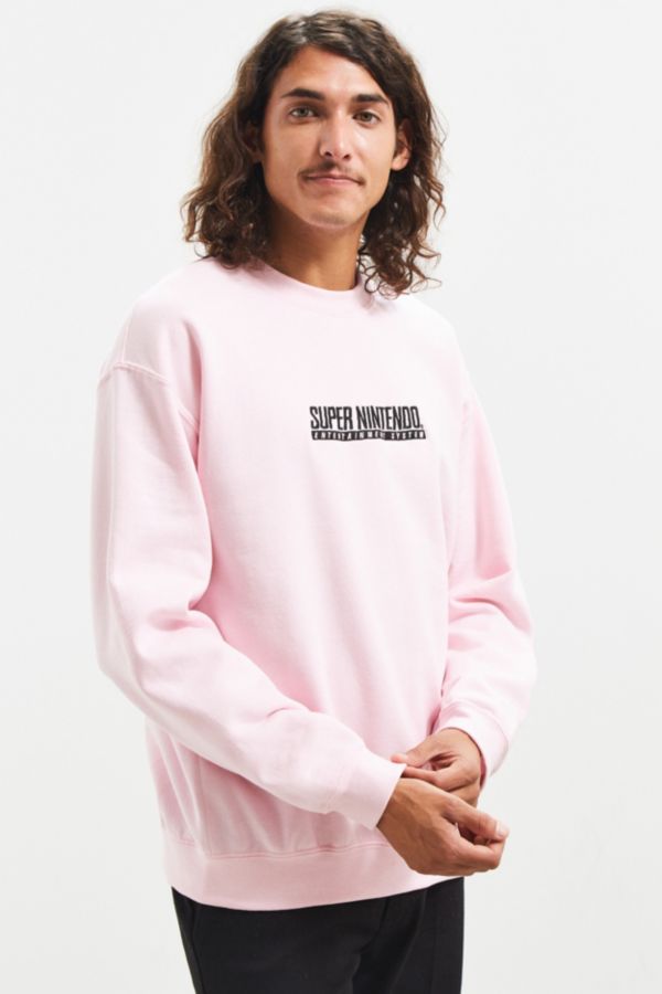 Super Nintendo Embroidered Crew Neck Sweatshirt | Urban Outfitters