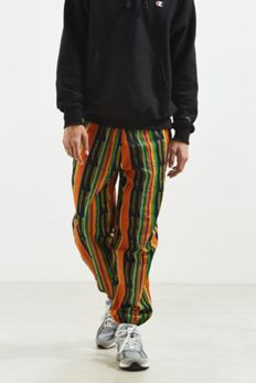 Mojo Kojo Orange Print Short Sleeve Button-Down Shirt | Urban Outfitters