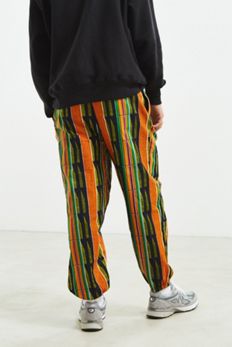 Mojo Kojo Orange Print Short Sleeve Button-Down Shirt | Urban Outfitters