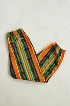 Mojo Kojo Orange Print Short Sleeve Button-Down Shirt | Urban Outfitters