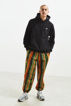 Mojo Kojo Orange Print Short Sleeve Button-Down Shirt | Urban Outfitters