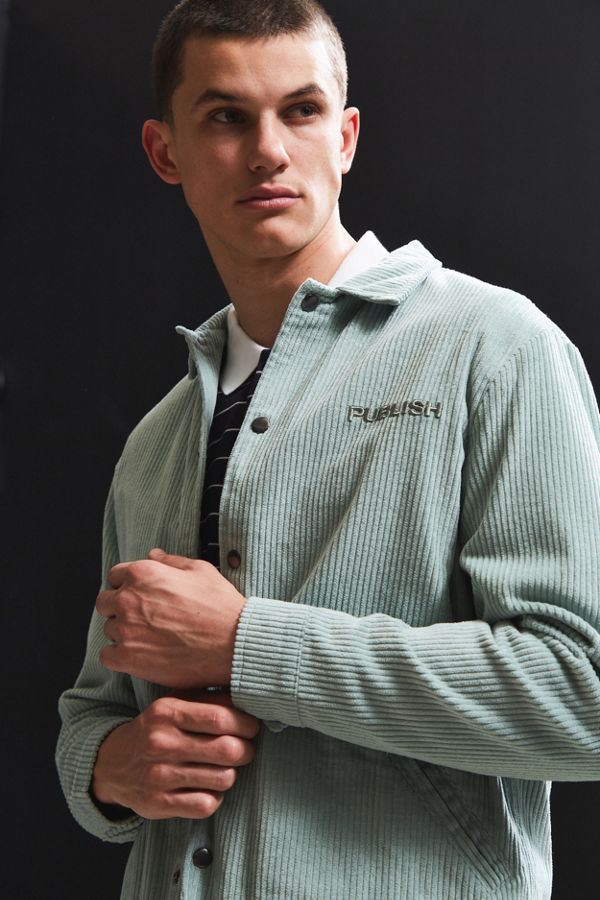 Publish Landon Corduroy Coach Jacket | Urban Outfitters