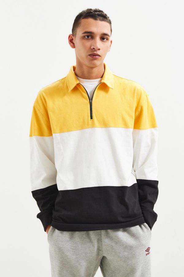 UO Zip Rugby Shirt | Urban Outfitters