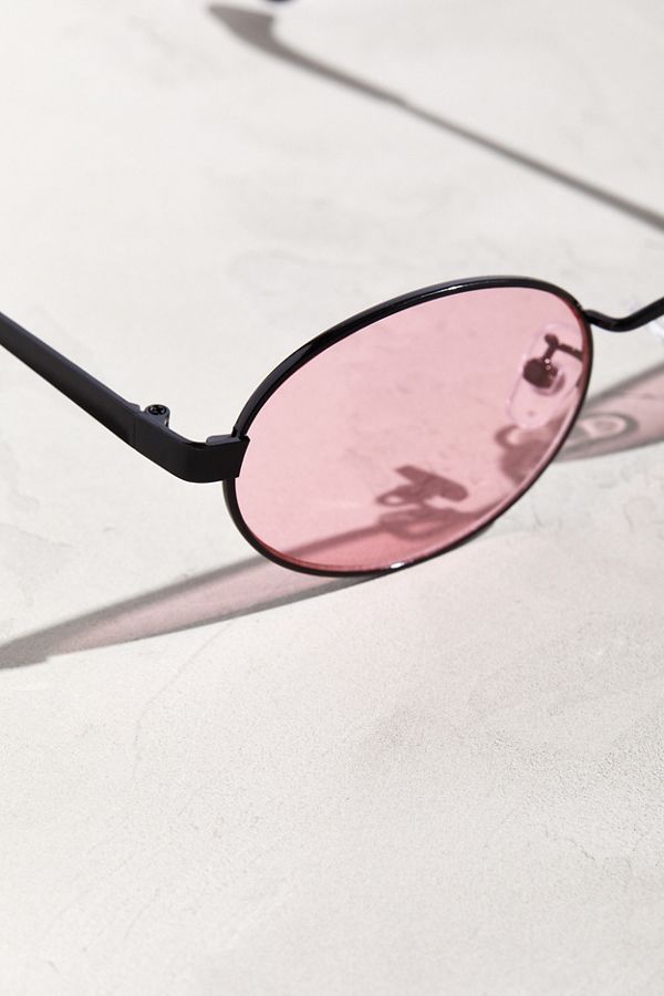 UO Small Metal Oval Sunglasses | Urban Outfitters