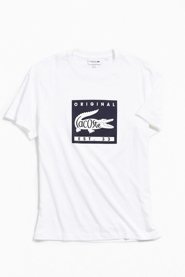 Lacoste Patch Graphic Tee | Urban Outfitters