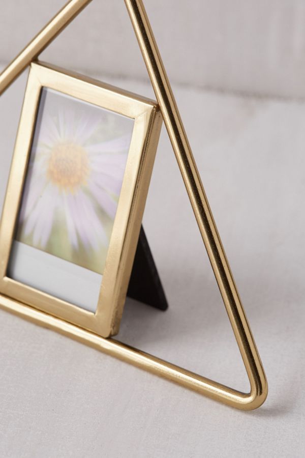 Metal Triangle Instax Mini Picture Frame | Urban Outfitters