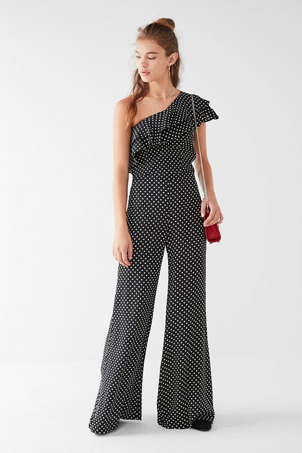 Flynn Skye Rod Ruffle Polka Dot Two-Piece Set | Urban Outfitters