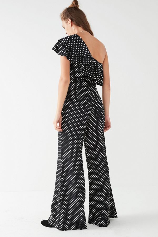 Flynn Skye Rod Ruffle Polka Dot Two-Piece Set | Urban Outfitters