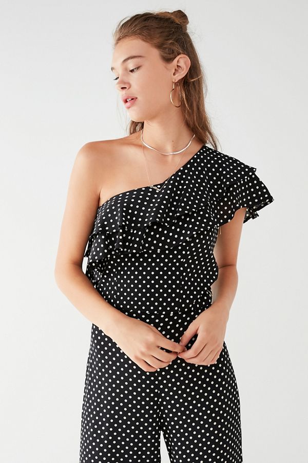 Flynn Skye Rod Ruffle Polka Dot Two-Piece Set | Urban Outfitters