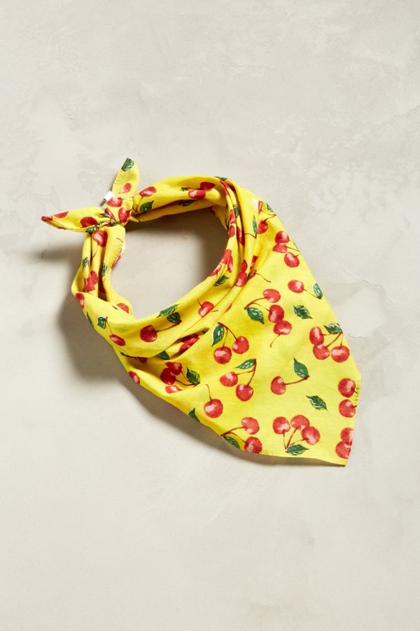 UO Allover Cherry Bandana | Urban Outfitters