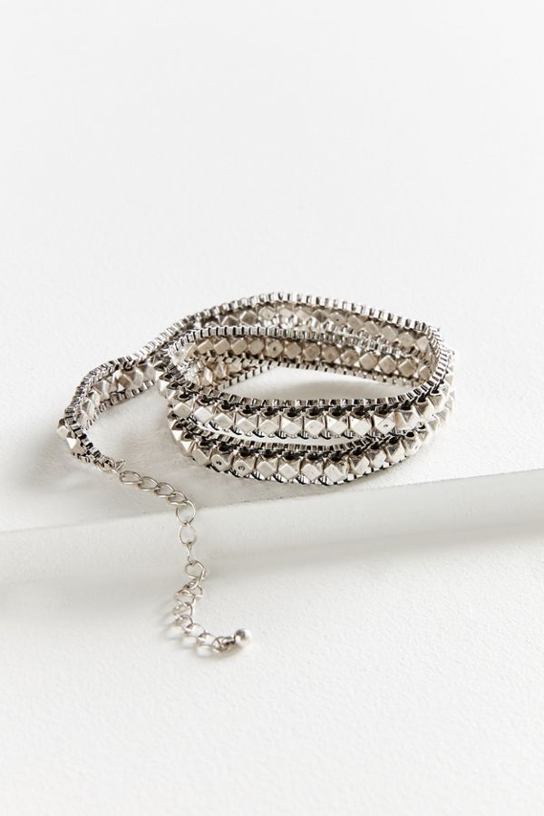 Beaded Box Chain Wrap Bracelet | Urban Outfitters