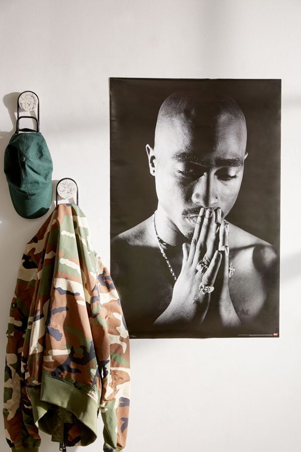 Tupac Praying Poster | Urban Outfitters