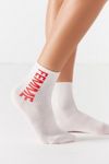 Out From Under Side Verbiage Ribbed Crew Sock | Urban Outfitters