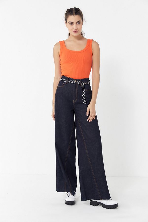 UO Ribbed Knit Cropped Tank Top | Urban Outfitters Canada