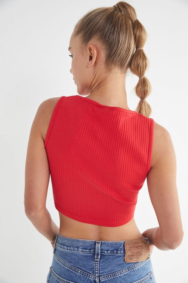 FILA + UO Valentina Cropped Tank Top | Urban Outfitters