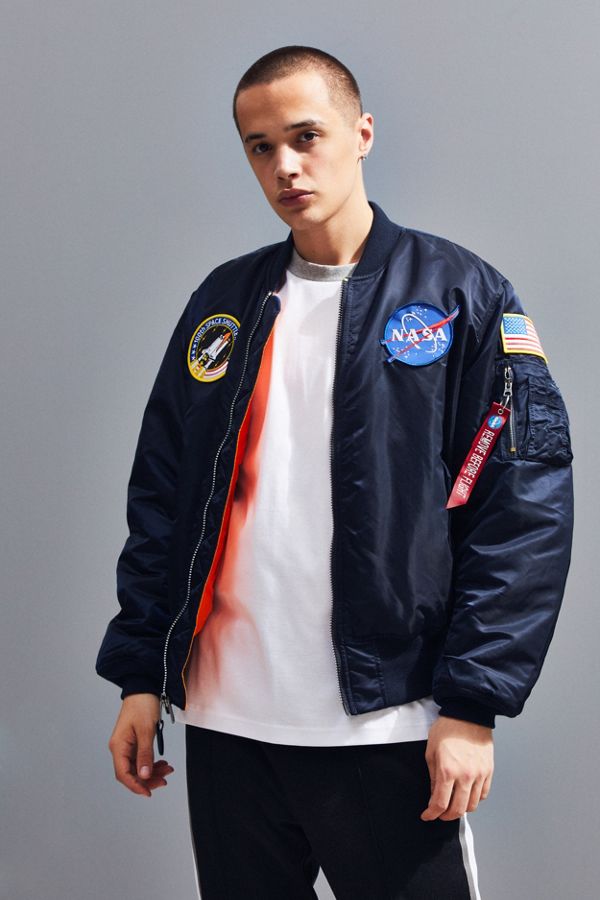 Alpha Industries MA-1 Nasa Slim Fit Bomber Jacket | Urban Outfitters Canada