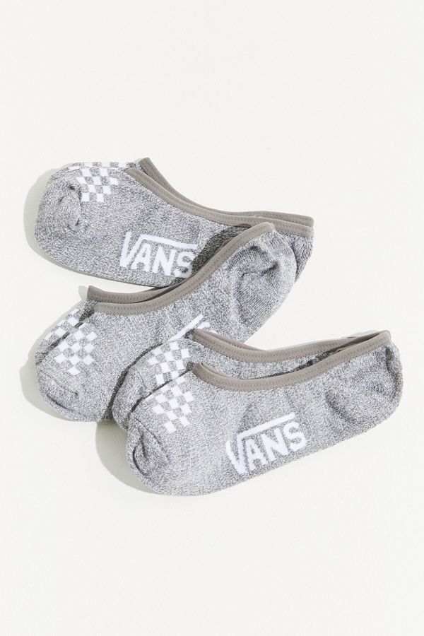 Vans Heathered No-Show Liner Sock 3-Pack | Urban Outfitters