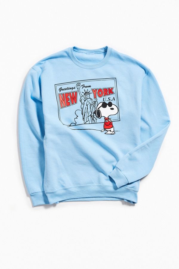 Snoopy New York Crew Neck Sweatshirt | Urban Outfitters