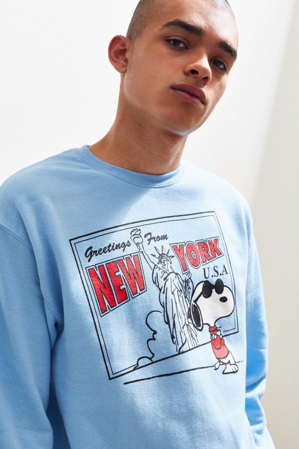 Snoopy New York Crew Neck Sweatshirt | Urban Outfitters Canada