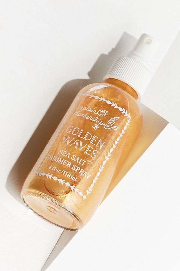 Captain Blankenship Golden Waves Sea Salt Shimmer Spray | Urban Outfitters