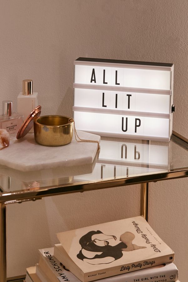 Multicolor Mini Cinema Light Box | Urban Outfitters