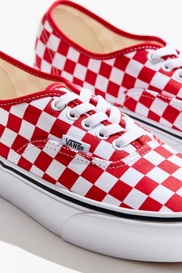 Vans Authentic Platform Checkerboard Sneaker | Urban Outfitters