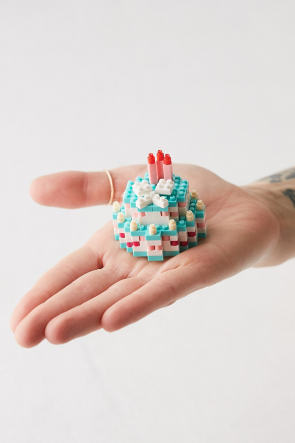 Nano Block Birthday Cake Building Block | Urban Outfitters
