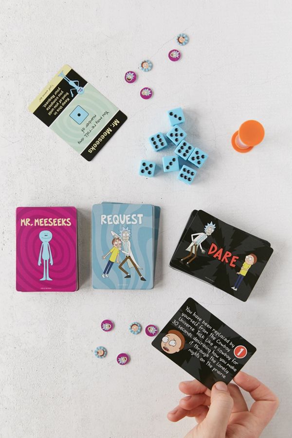 Rick And Morty Mr. Meeseeks Box O’ Fun Game Of Dice + Dares | Urban ...