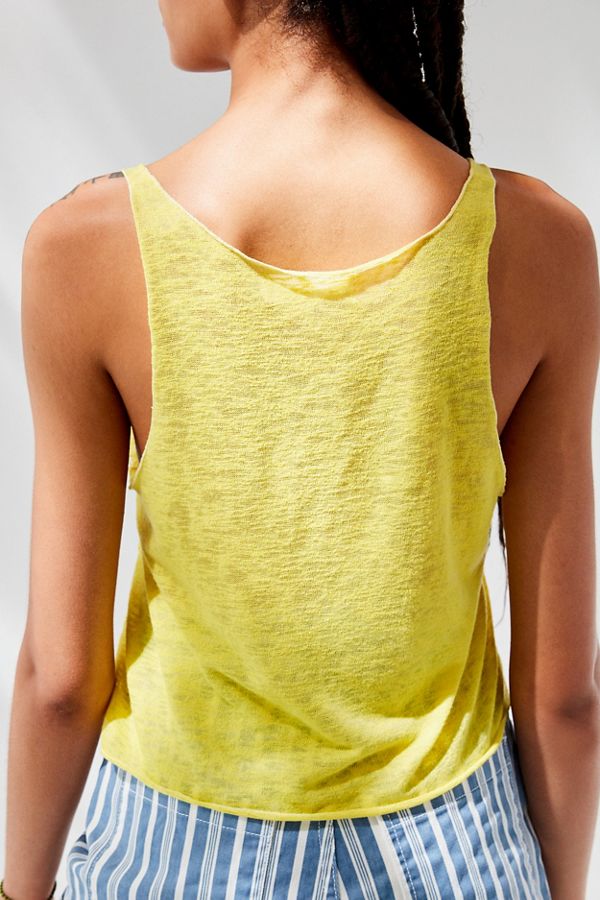 Project Social T Textured Notch Tank Top | Urban Outfitters